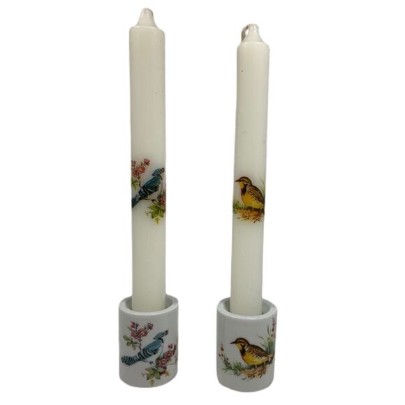 Unbranded | Accents | Bird Porcelain Candle Holders Candles West German ...